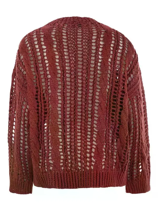 Brunello Cucinelli Crew-neck Cable Knit Sweater
