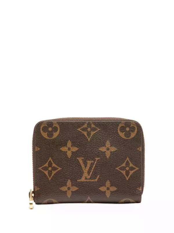LOUIS VUITTON 2021-2025 Monogram Zippy Purse Coin Pouch - Brown