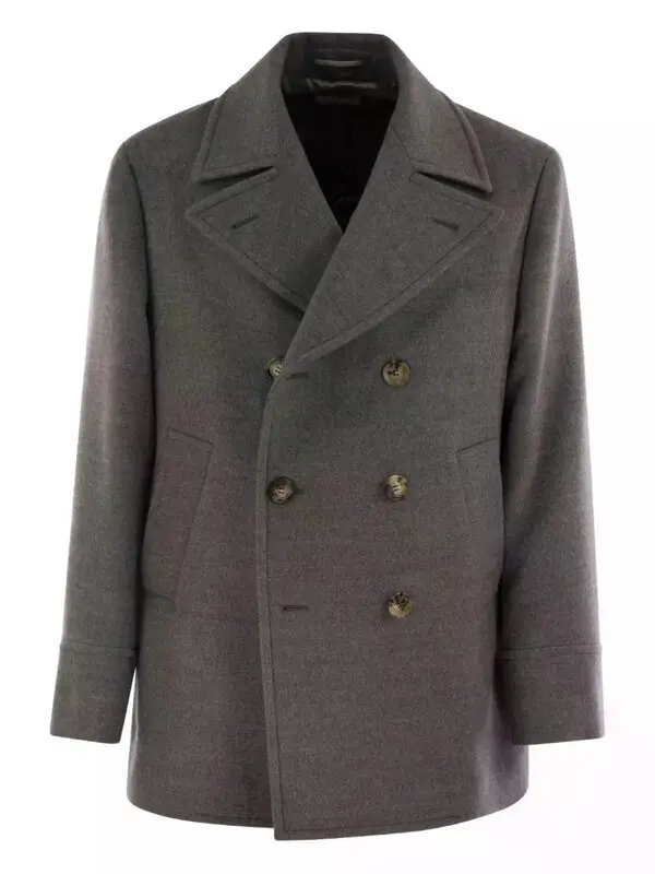 Brunello Cucinelli Button-fastening Wool Coat