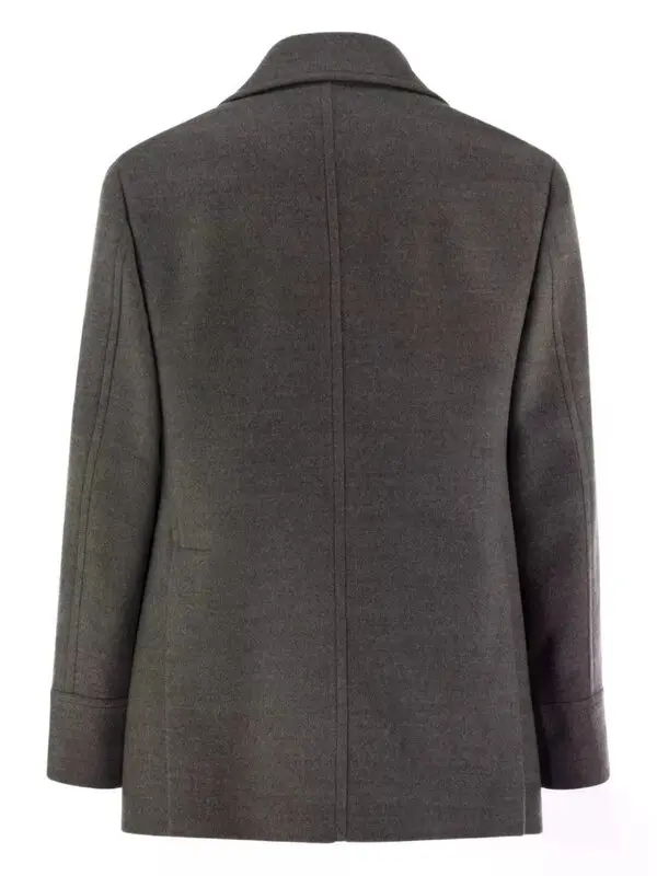 Brunello Cucinelli Button-fastening Wool Coat