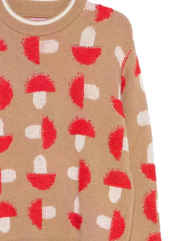 La DoubleJ Printed Sweater - Neutrals