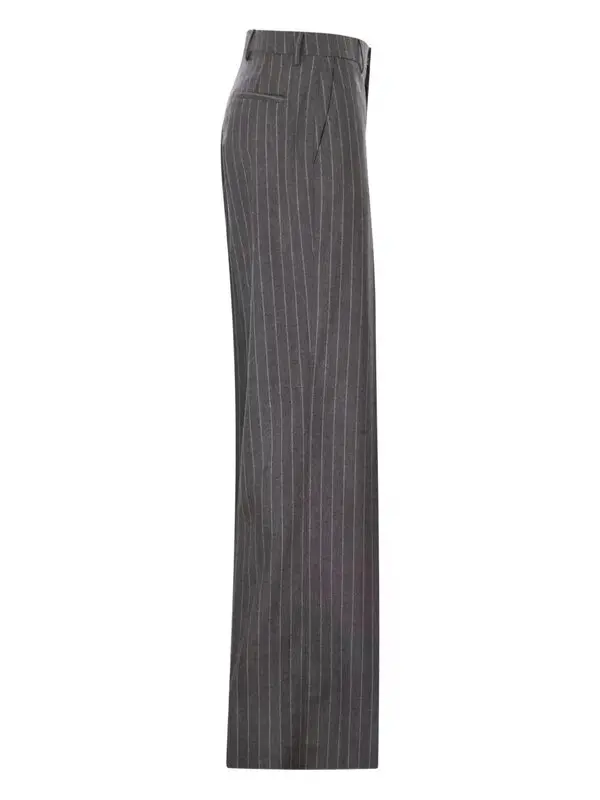 Tagliatore Pinstriped Wool Trousers