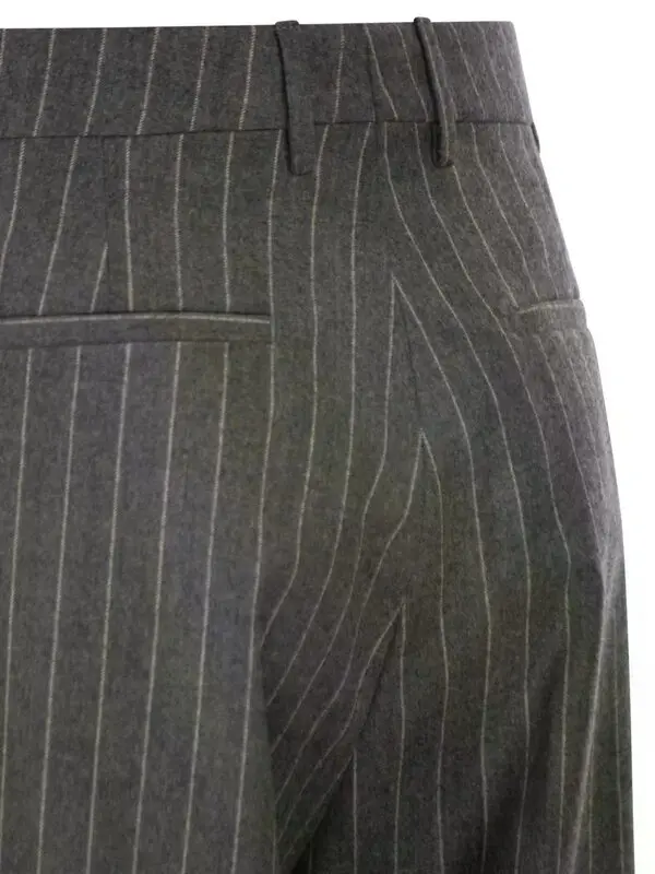 Tagliatore Pinstriped Wool Trousers