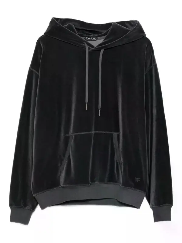 TOM FORD Hooded Pocket Sweatshirt - Grey