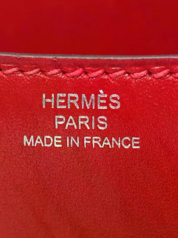 Hermès 2017 Mini Epsom Constance Iii 18 Shoulder Bag - Red