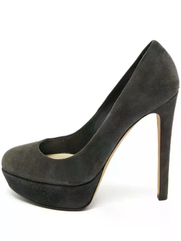 Dior Suede Platform Pumps