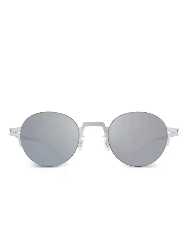 Mykita Studio Round-frame Sunglasses - Silver