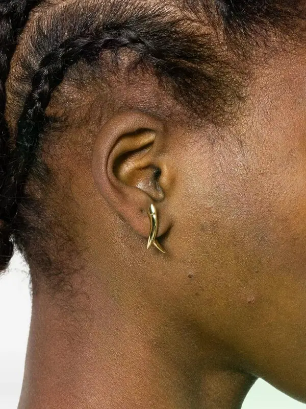 SHAUN LEANE Sabre Mini Crossover Earring - Gold