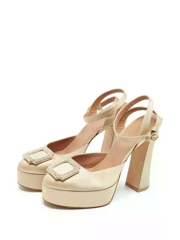 MALONE SOULIERS Platform Block-heel Pumps