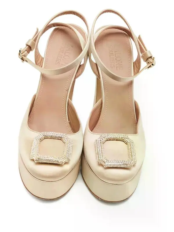 MALONE SOULIERS Platform Block-heel Pumps