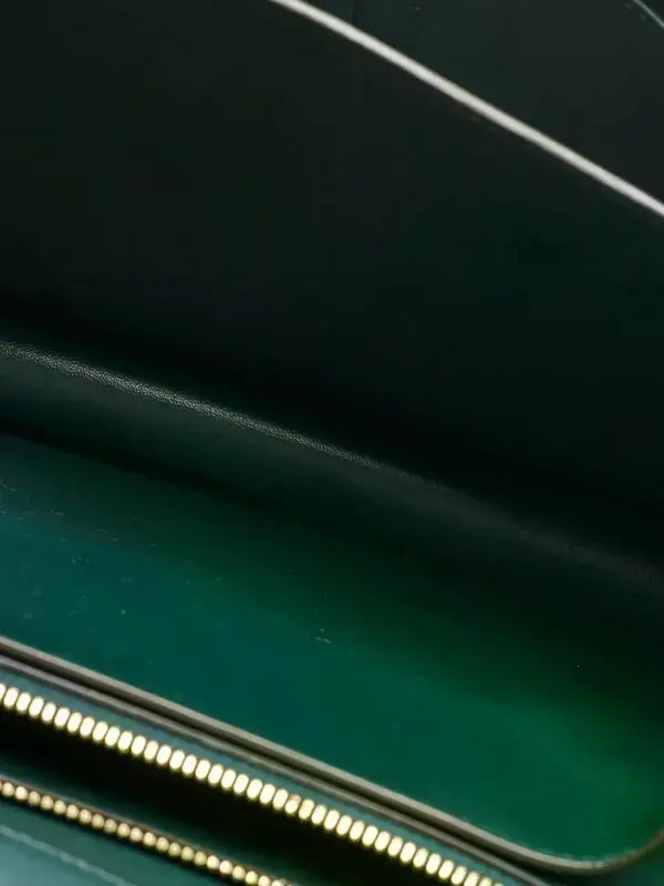 Celine Classic Box Leather Shoulder Bag - Green