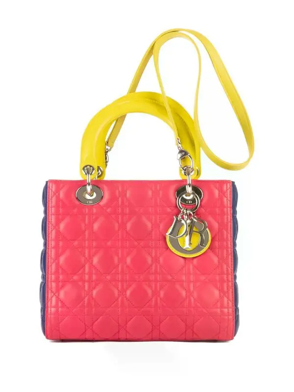 Dior Quilted Shoulder Bag - Pink