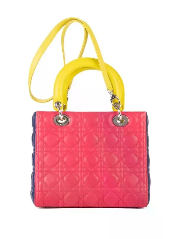 Dior Quilted Shoulder Bag - Pink