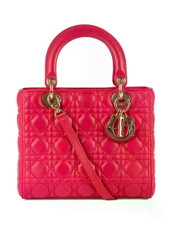 Dior Lady Tote Bag - Pink