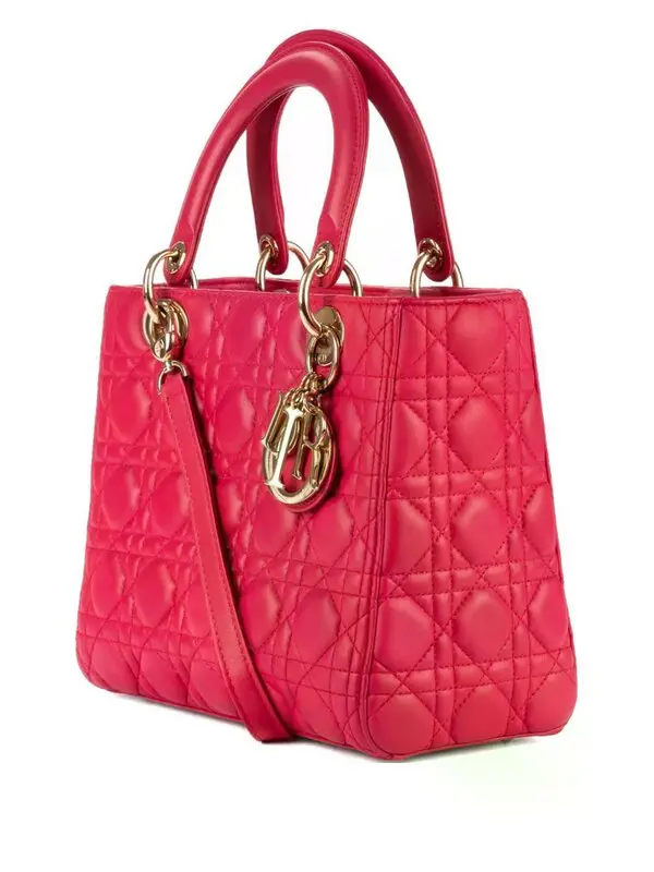 Dior Lady Tote Bag - Pink
