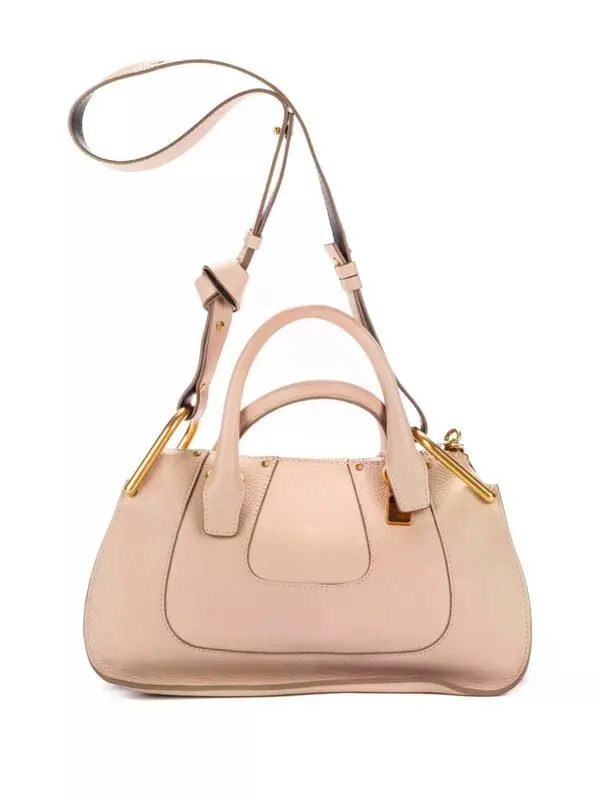 Chloé Leather Shoulder Bag With Gold-tone Hardware