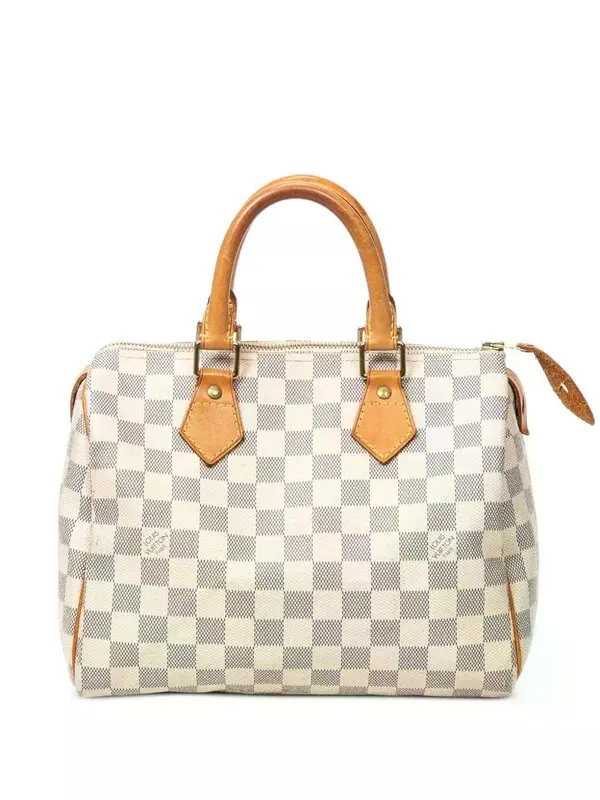 LOUIS VUITTON Speedy 25 Tote Bag - White