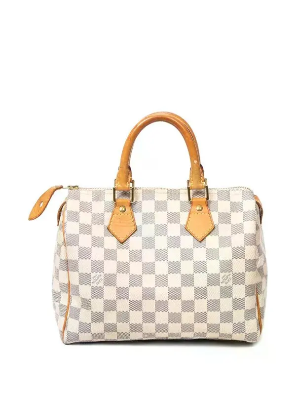LOUIS VUITTON Speedy 25 Tote Bag - White