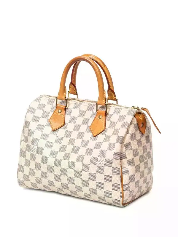 LOUIS VUITTON Speedy 25 Tote Bag - White