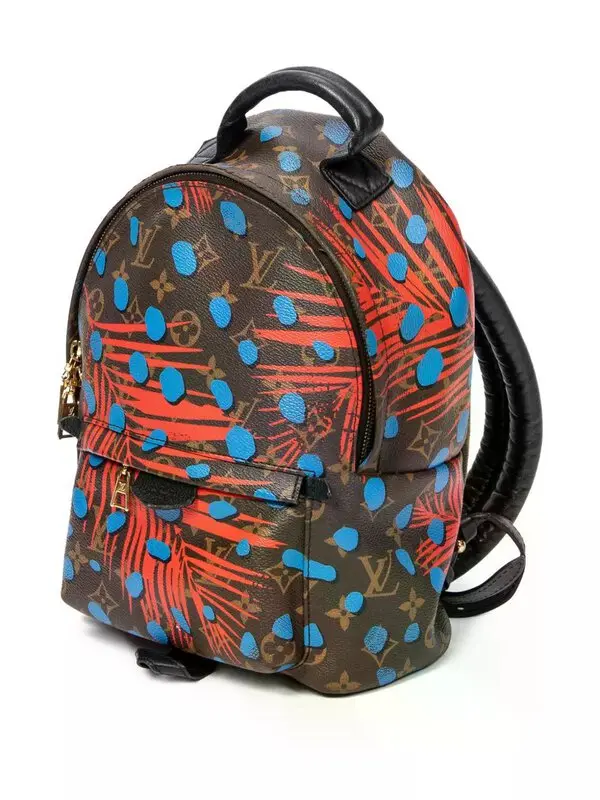 LOUIS VUITTON 2016 Monogram Jungle Dots Palm Springs Backpack