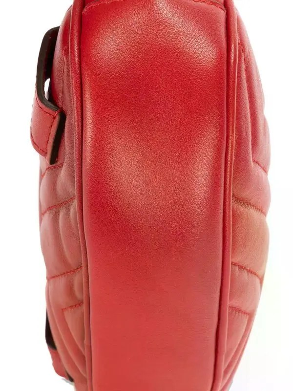 Gucci Gg Matelassé Belt Bag - Red