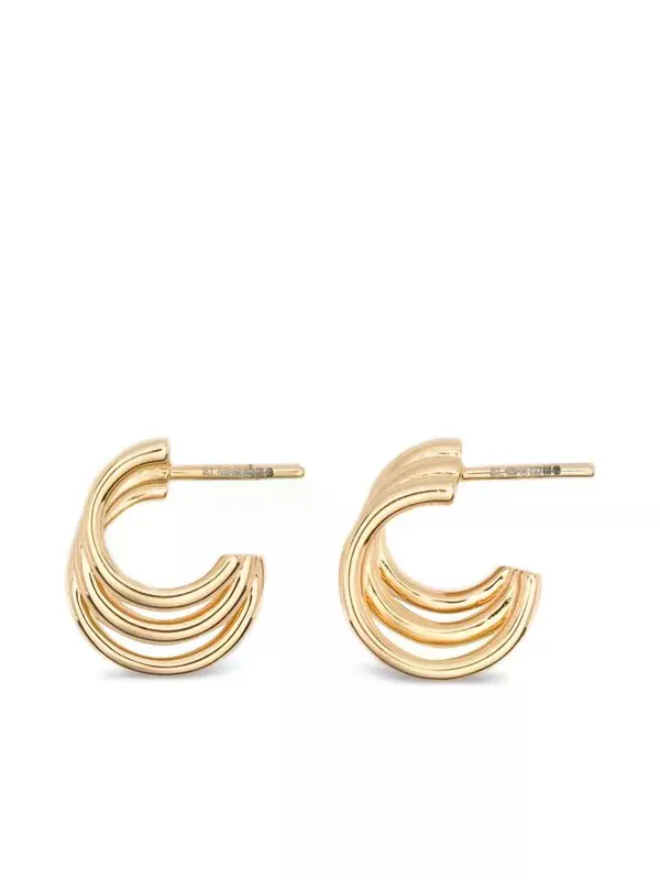SHAUN LEANE Bound Hoop Earrings - Gold