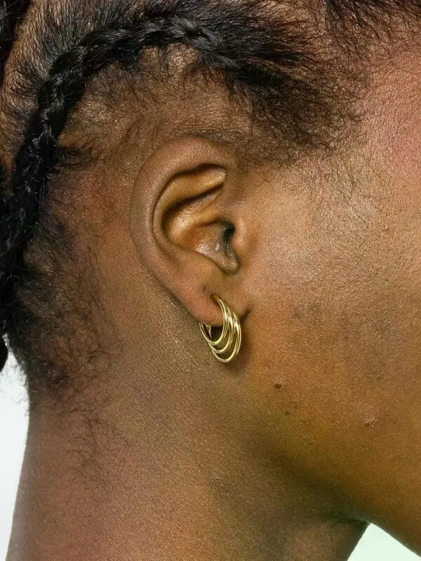 SHAUN LEANE Bound Hoop Earring - Gold