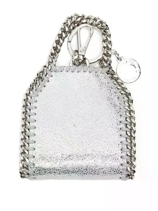 Stella McCartney Falabella Airpods Case Keyring - Silver
