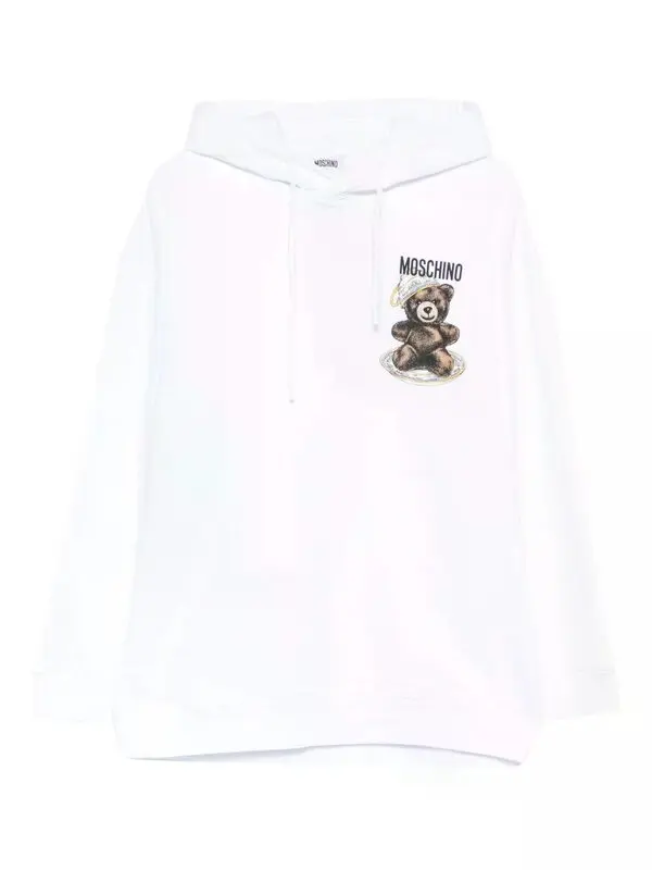 Moschino Graphic-print Hoodie - White