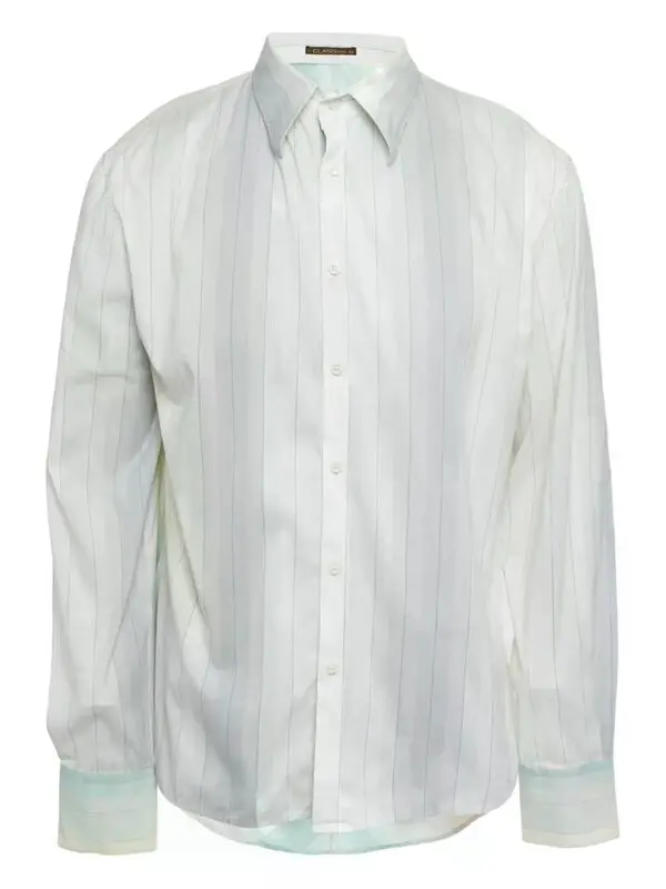 Roberto Cavalli Stripped Cotton Shirt