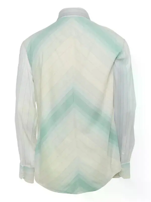 Roberto Cavalli Stripped Cotton Shirt
