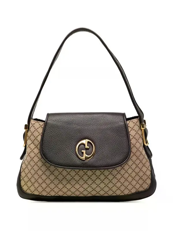 Gucci 2000-2015 Diamante Canvas 1973 Shoulder Bag