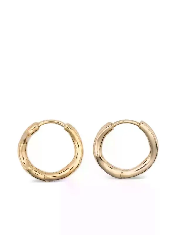 SHAUN LEANE Rose Thorn Mini Hoop Earrings - Gold