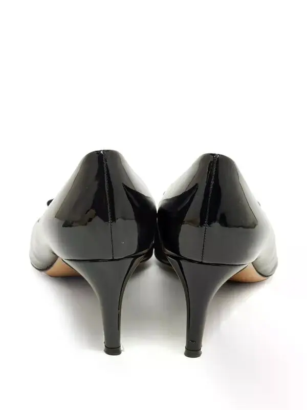 FERRAGAMO Vara Bow-detail Leather Pumps