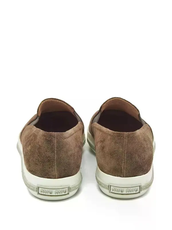 Miu Miu Metal-cap Slip-on Sneakers