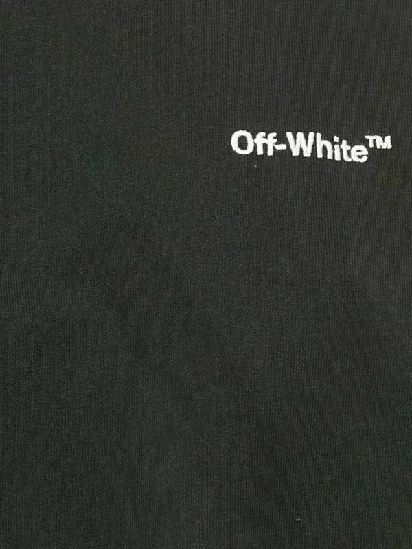 Off-White Cotton Logo-embroidered Sweatshirt