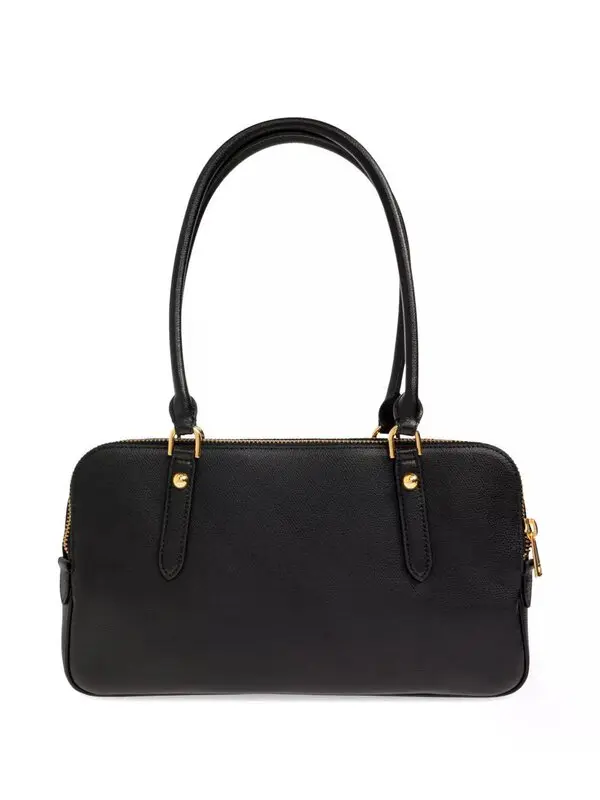 Furla Leather Boston Tote Bag - Black
