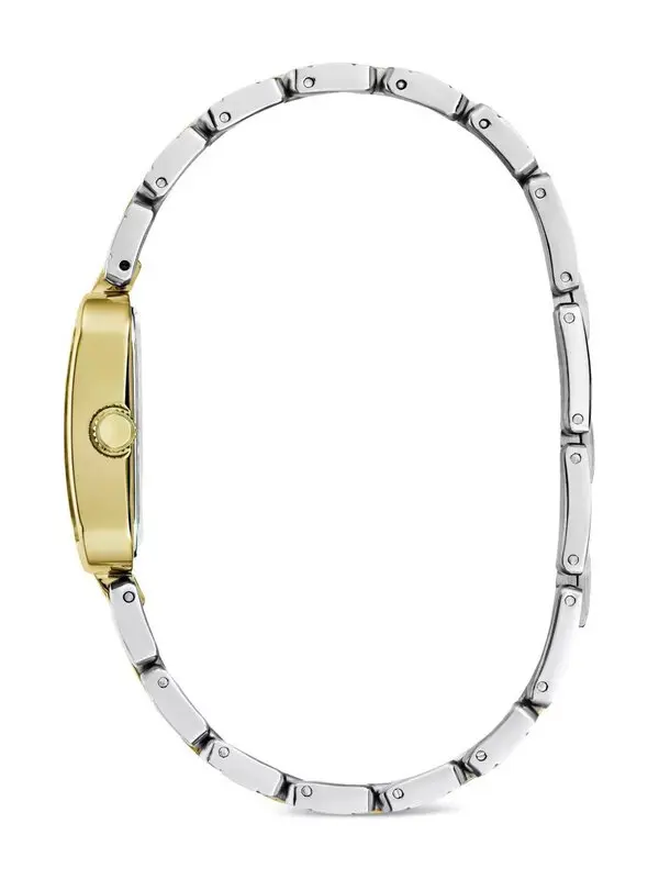 Guess Stainless Steel Crystal-encrusted Bezel Watch - Green