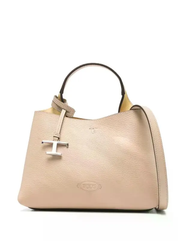 TOD'S Zip-fastening Tote Bag - Neutrals