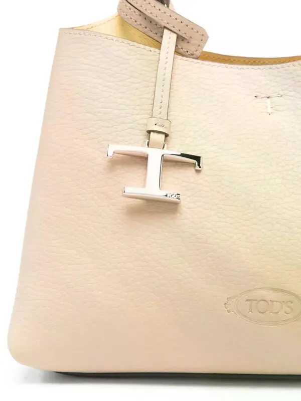 TOD'S Zip-fastening Tote Bag - Neutrals