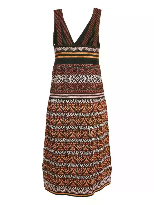 Missoni Knitted Midi Dress - Orange