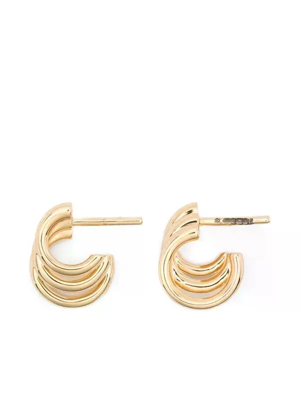 SHAUN LEANE Bound Hoop Earrings - Gold