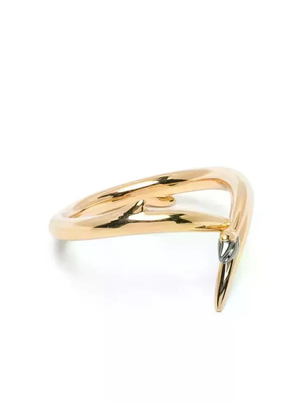 SHAUN LEANE Interlocking Bud Ring - Gold