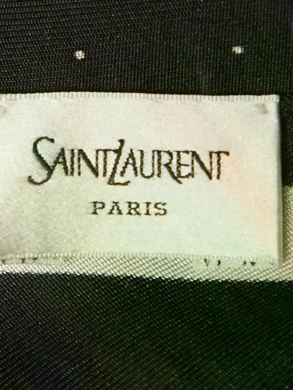 Saint Laurent Dots Silk Pocket Square Handkerchief