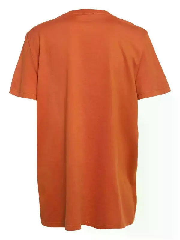 Max Mara Logo-embroidered T-shirt - Orange