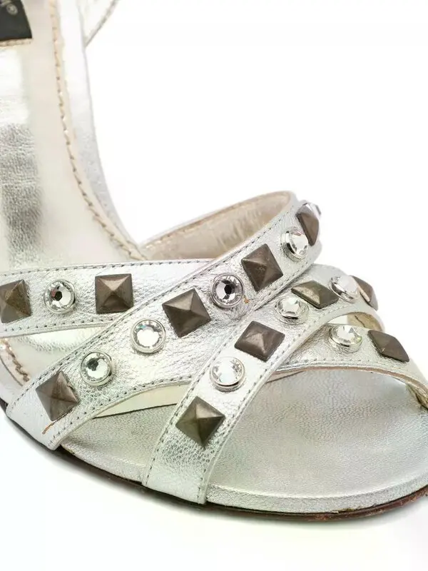Dolce & Gabbana Embellished Leather Sandals