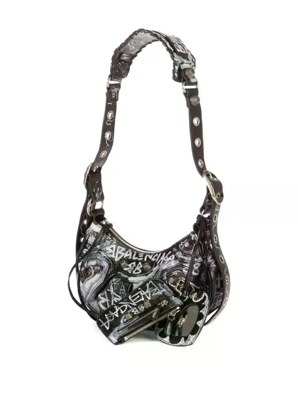 Balenciaga Graffiti-print Shoulder Bag