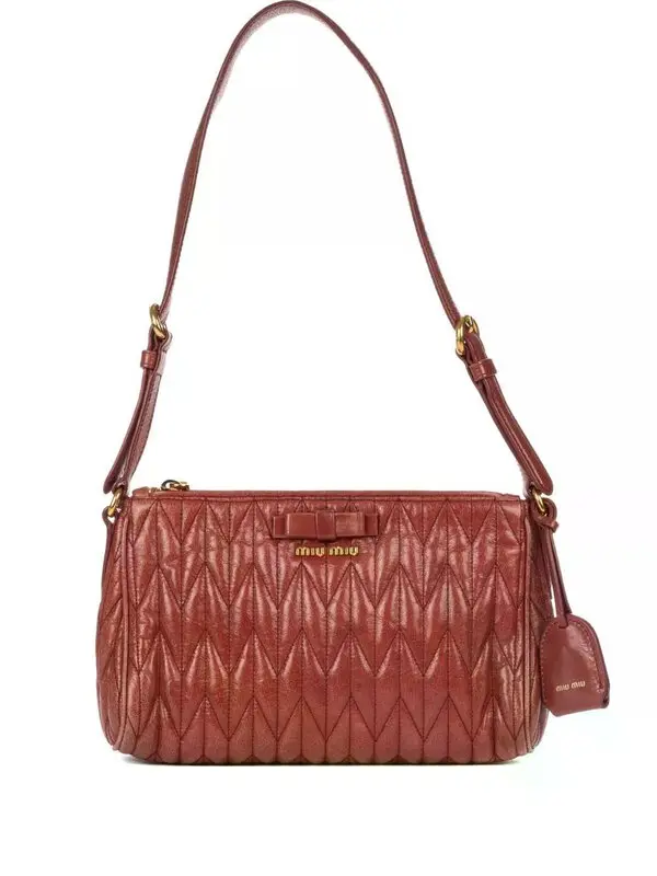 Miu Miu Matelassé Leather Shoulder Bag