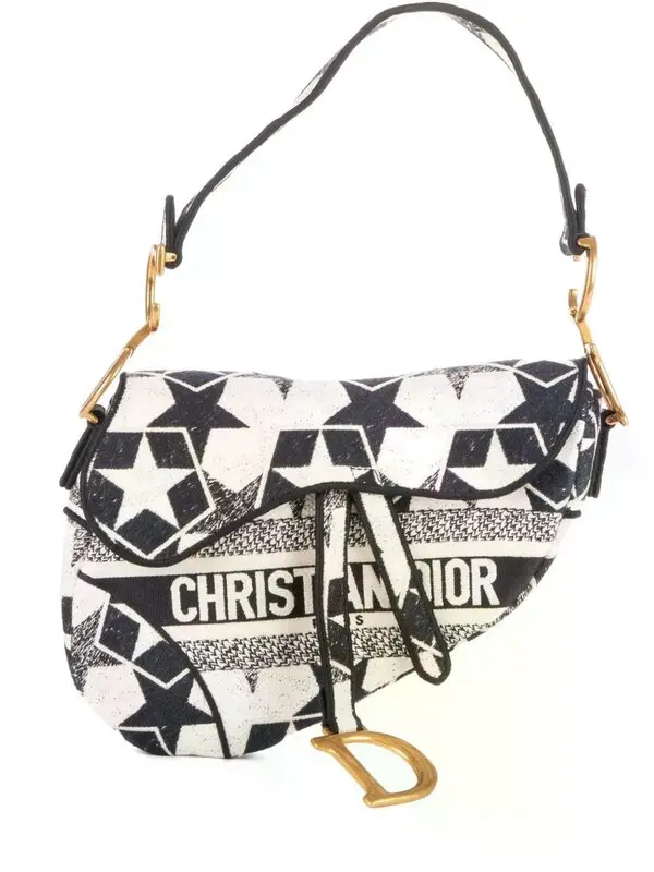 Dior Star Saddle Shoulder Bag - Blue