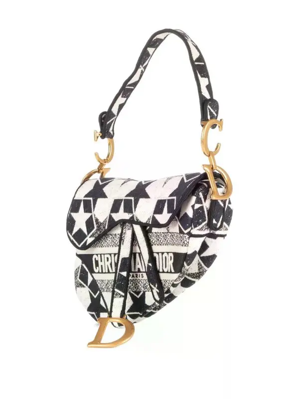 Dior Star Saddle Shoulder Bag - Blue